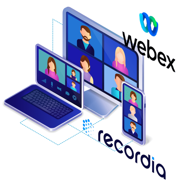 Recordia® for Cisco Webex - Store all your Webex recordings